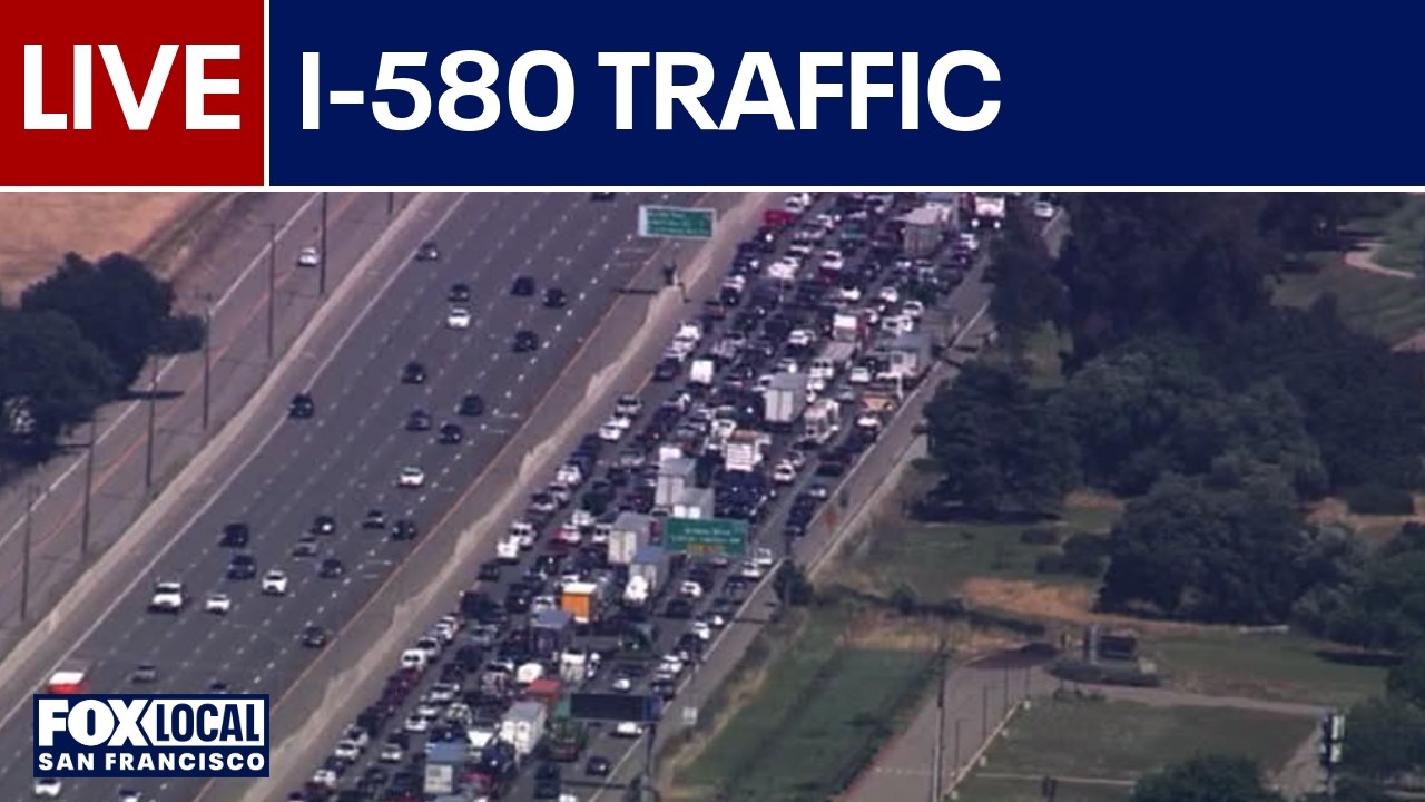 LIVE: Major traffic back-up on I-580 in Livermore