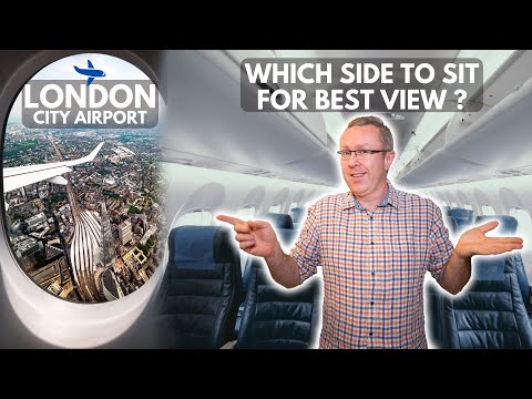 Best views of London when flying to or from London City Airport