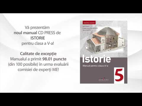 Noul manual de Istorie pentru clasa a V-a