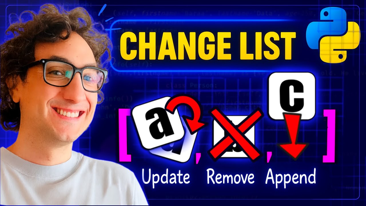 How to Add, Remove, and Update Lists in Python (Visually Explained) | #Python Course 27