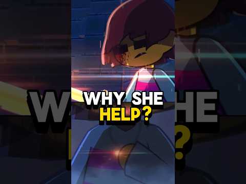 Why Did Frisk HELP In Indie Cross? #indiecross #undertale #frisk #friskthehuman #chara #tobyfox
