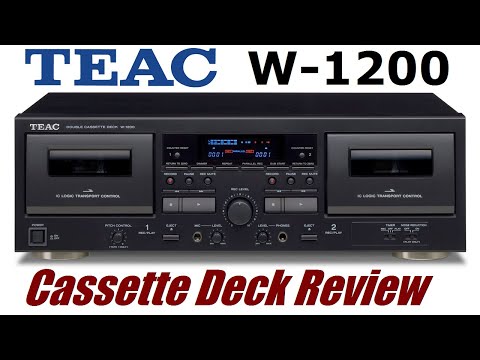 New TEAC W-1200 cassette deck - Detailed review
