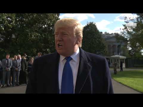 Press Gaggle: Donald Trump Speaks to the Press Before Marine One Departure - November 8, 2019