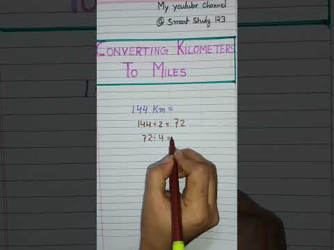 Converting km to miles tricks 💯💯💯🧠🧠 #shorts #maths #smartstudy #viral