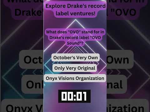 Drake's OVO Initiatives Quiz: Decipher the Meaning Behind the OVO Record Label!