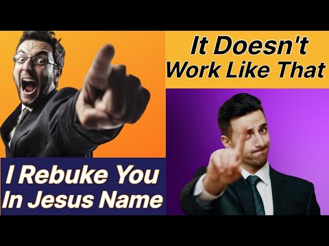 How Do We Rebuke in Jesus Name?
