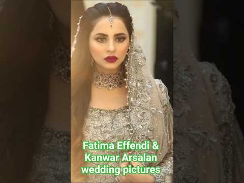 Fatima Effendi and Kanwar Arsalan wedding pictures#fatimaeffendi#kanwararsalan#actor#wedding#couple
