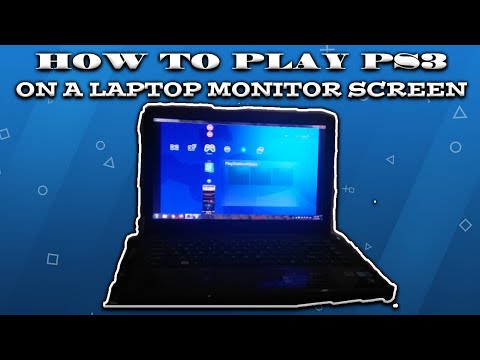 HOW TO PLAY PS3 ON A LAPTOP MONITOR SCREEN