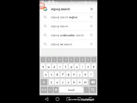 What happens when you search elgoog on google.