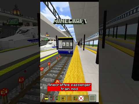 Minecraftpe passenger train mod #mcpeaddons