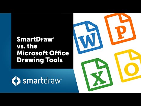 SmartDraw vs the Microsoft Office Drawing Tools