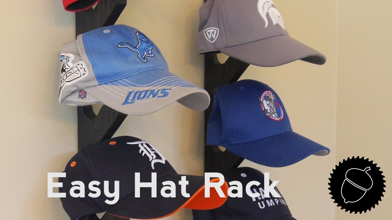 How to Make a Hat Rack | Holds 20 Hats!