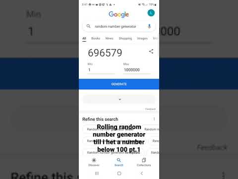 Rolling random number generator till I get a number under 100 pt.1