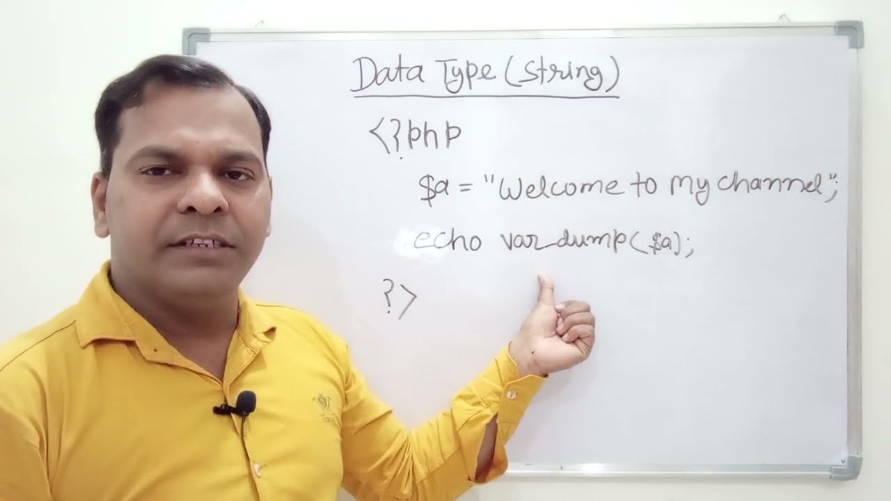 String Data Type in PHP | PHP Tutorials | CodeWithShailendra