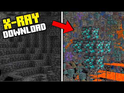 Minecraft XRay Texture Pack 1.21.4 - How To Download XRay on Minecraft 1.21.4