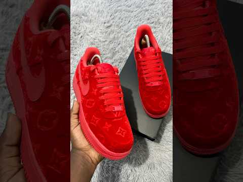 How to add fabric to air force 1s | custom sneakers tutorials UK | #airforce1 #shoecustoms #customs