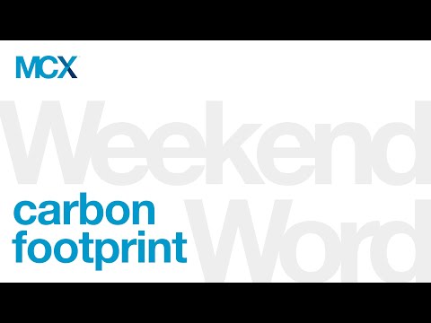 Weekend Word: Carbon Footprint