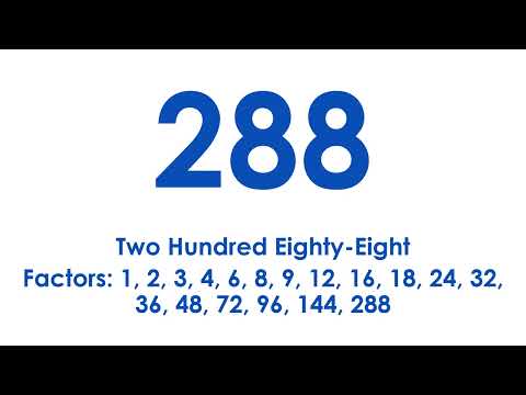 Numbers 1 to 500 With Factors
