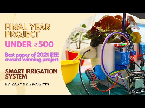 Smart irrigation System | Smart Irrigation System using Thingspeak | IOT Smart Irrigation System