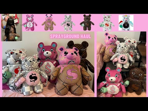 $500+ Limited Edition Sprayground Bear Backpack Haul π§Έπ»
