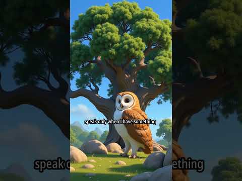 The Wise Old Owl π¦ | Moral Story for Kids | Bedtime Fable | Animated Storytime #ai