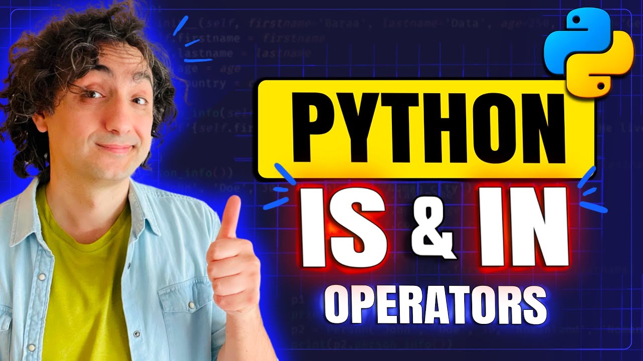 Python Membership & Identity Operators (Visually Explained) | IN & IS | #Python Course 14