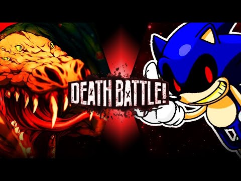 SCP-682 vs Sonic.exe (SCP fundation vs JC-the-Hyena) FANMADE DEATH BATTLE TRAILER
