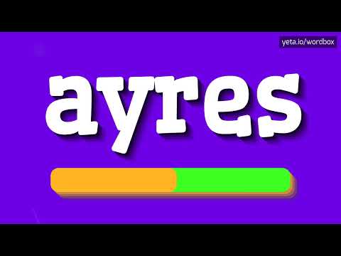 AYRES - HOW TO PRONOUNCE IT!?