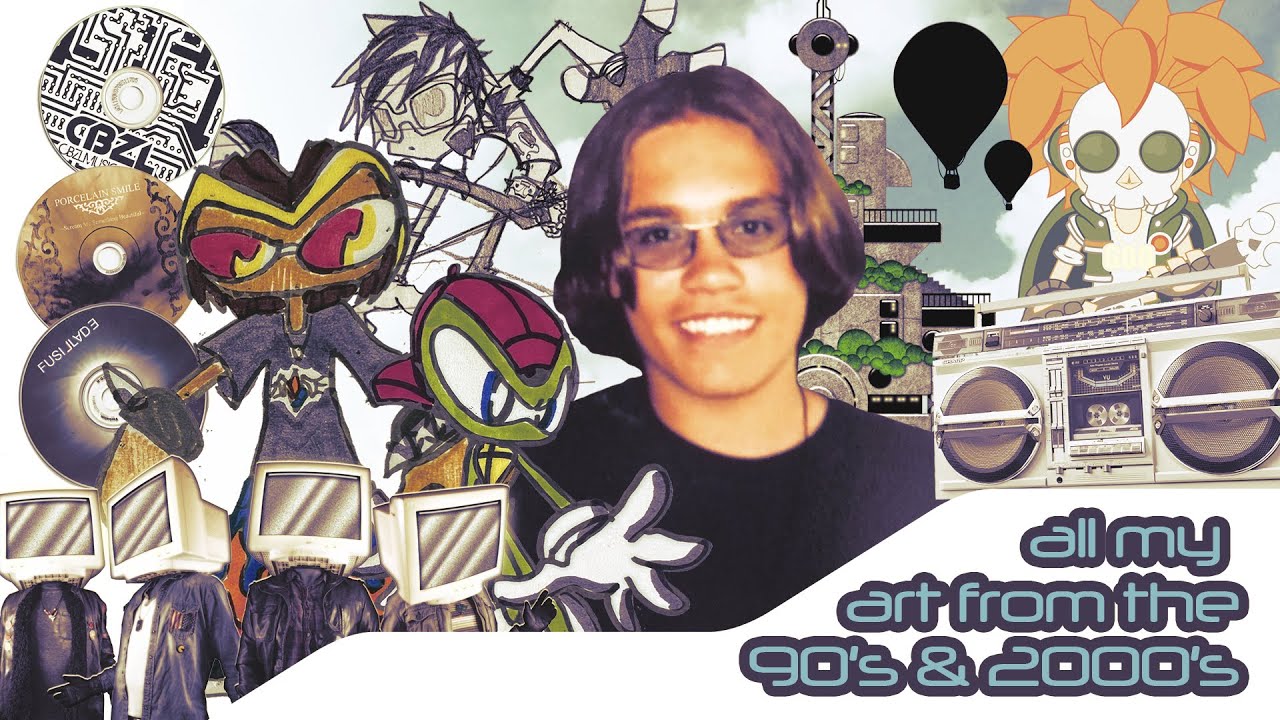 My Art from the 90's, Y2K, 2000's, & More!