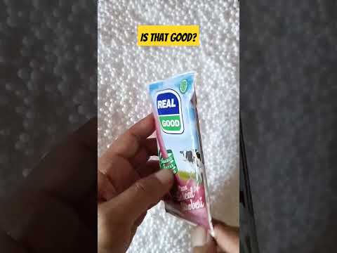 minum susu real good dalam kardus #susu #jajanan #uht #jajansusu #jajananviral #jajananunik