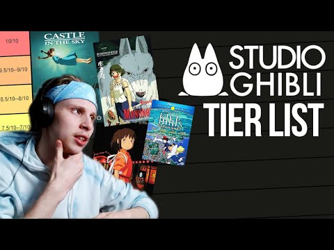 Studio Ghibli Movies Ranked! (TIER LIST)