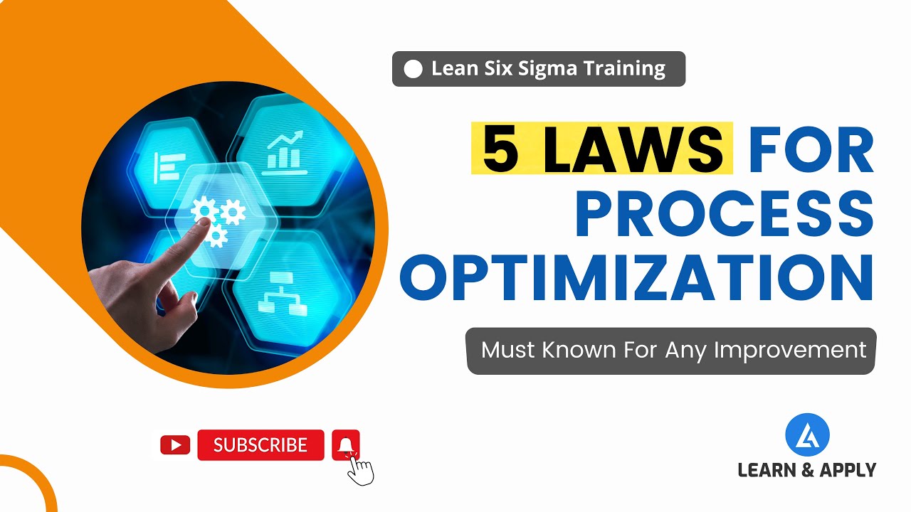 5 Laws In Lean Six Sigma For Process Optimization (Improvement)