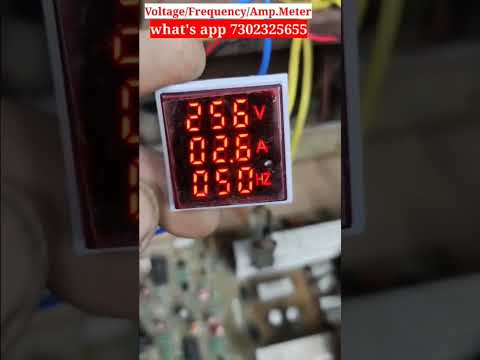 #short|Voltage Ampere Frequency Meter|Skill development