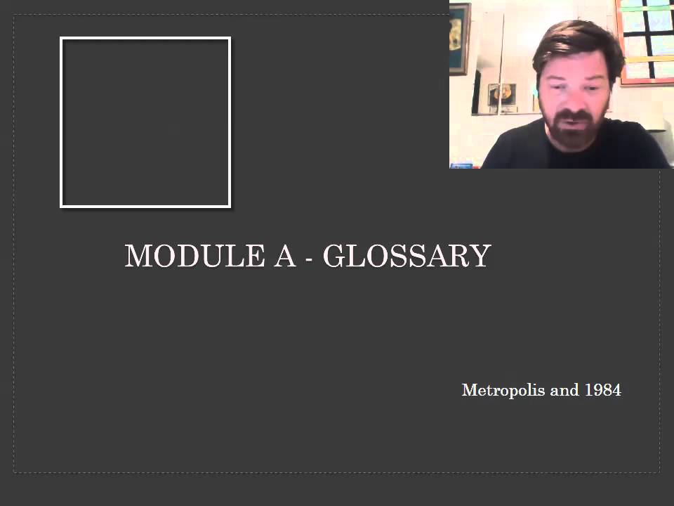 Module A   Glossary