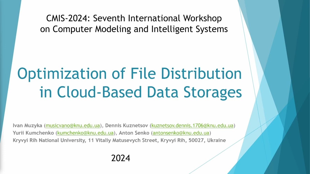 Optimizing File Distribution in Cloud-Based Data Storage: Insights from CMIS-2024 | Galaxy.ai
