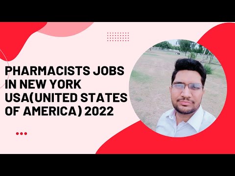 Pharmacist Jobs In New York USA (United States Of America) 2022