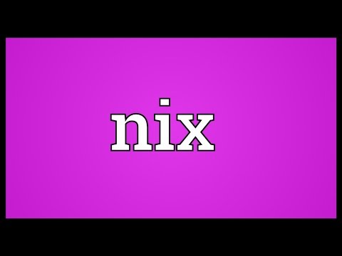 Nix Meaning