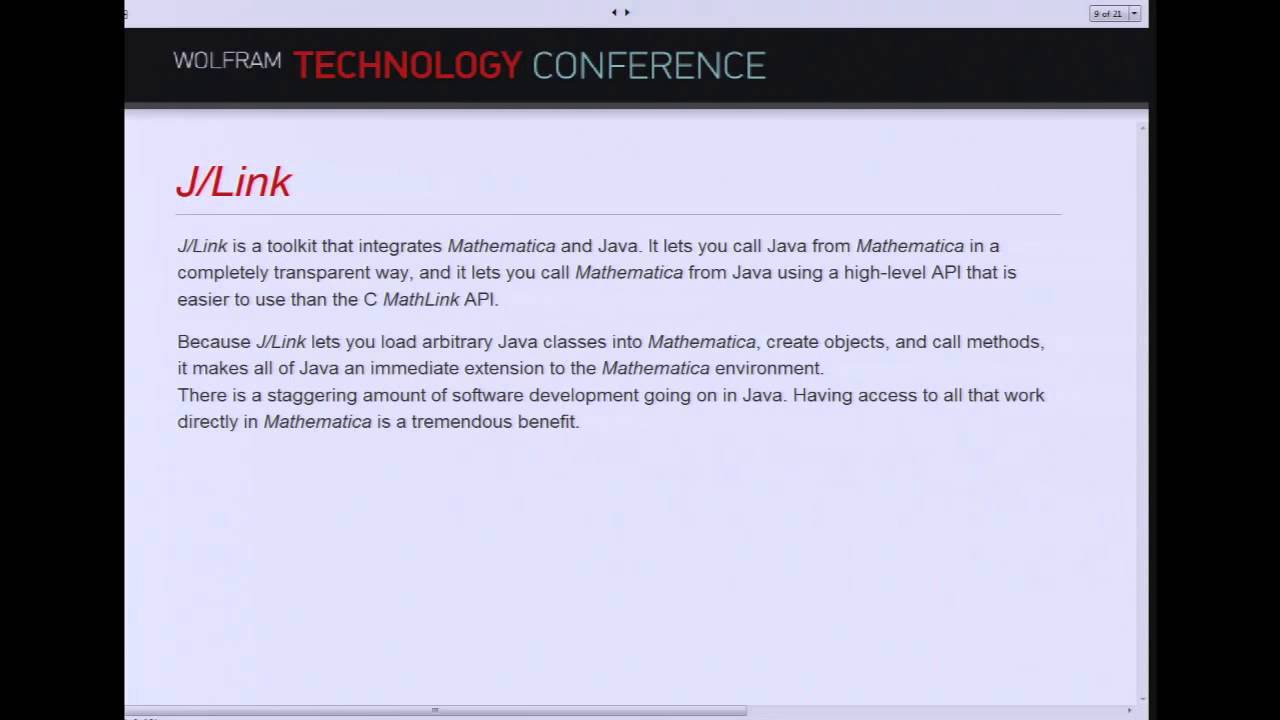 Mathematica Connectivity
