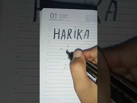 Harika name brand logo ! #art #trending #colors #logo #logodesign #markers #ytshorts #doodle