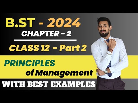 Principle of Management | Fayol's Principles | Class 12 | Chapter 2 | Part 2 | Business Studies