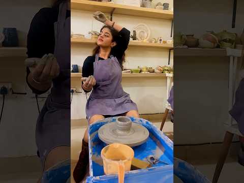 My first POTTERY class๐ชด #trending #diy #craft #ytshorts #love #pottery #date #pinterest #youtube