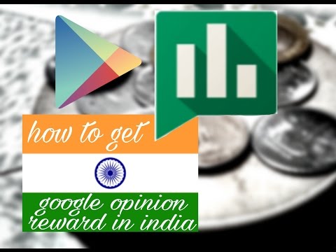 How to get google opinion reward in INDIA