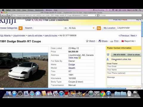 Kijiji Lloydminster Canada - Used Cars and Trucks Under $2000 in Alberta in 2012