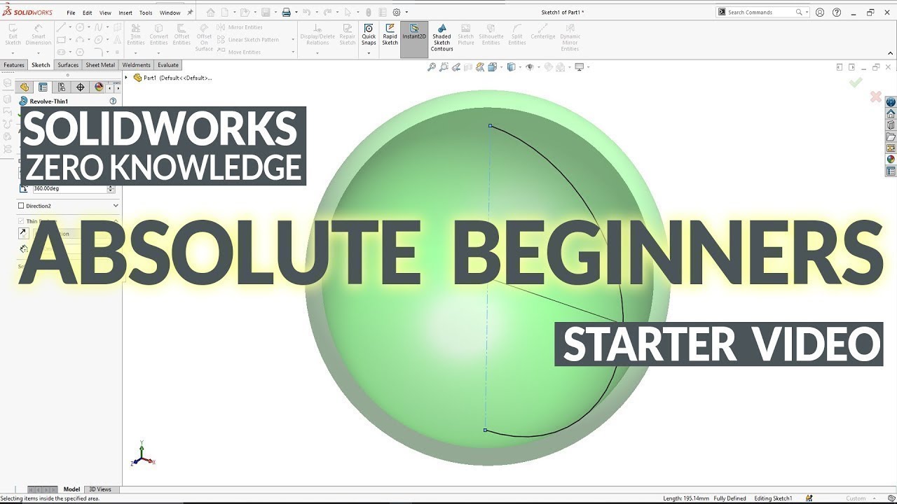 SOLIDWORKS 2020 tutorial for beginners