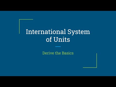 Episode 1: SI Units \\Physics