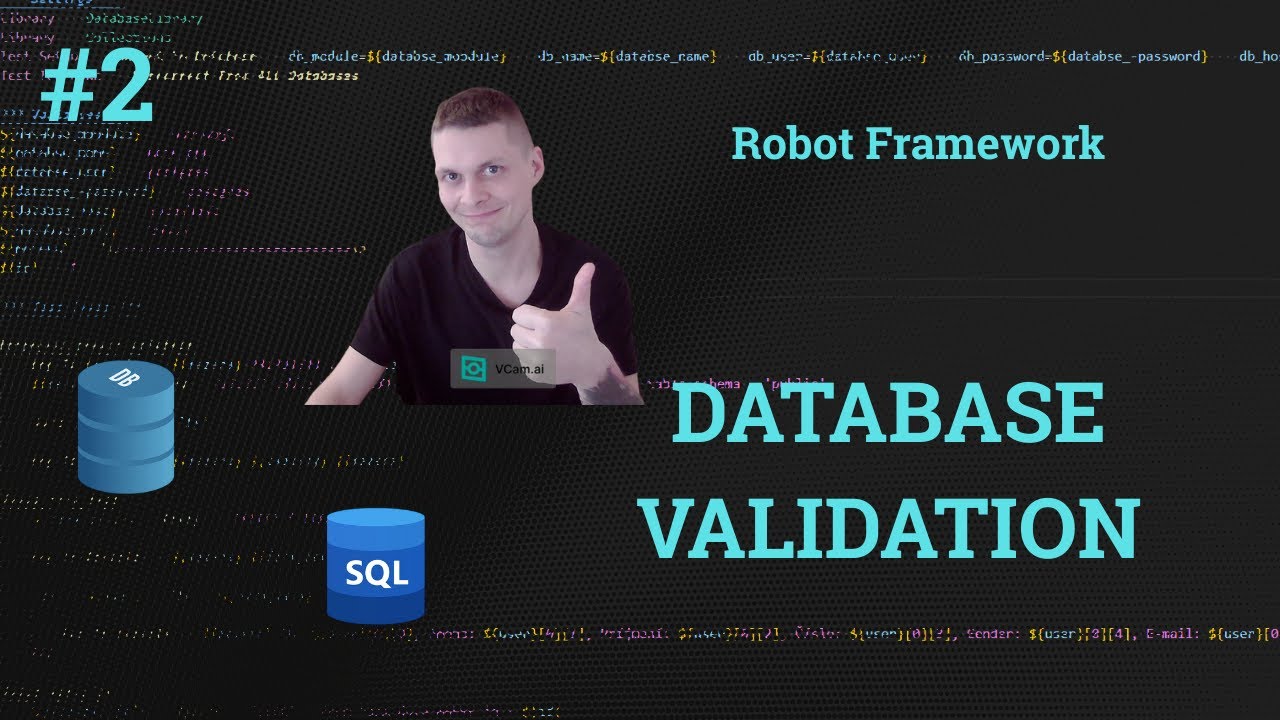 Robot Framework CZ | Database Testing #2 - Database Validation (PostgreSQL) tutoriál