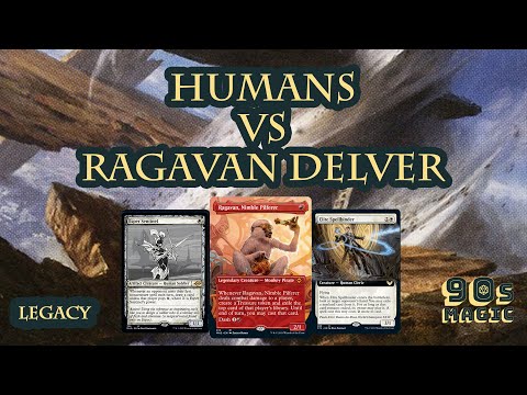 Ragavan Izzet UR Delver vs Humans [MTG Legacy]