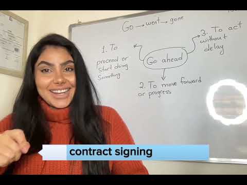 Unveiling ‘Go Ahead’: Understanding Phrasal Verb Meanings & Examples | English Language Lesson