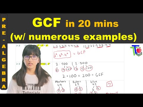 Greatest Common Factor (GCF) - Pre-Algebra (8)
