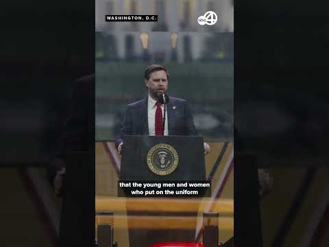 Vice President JD Vance speaks at Army's 250th anniversary parade in DC